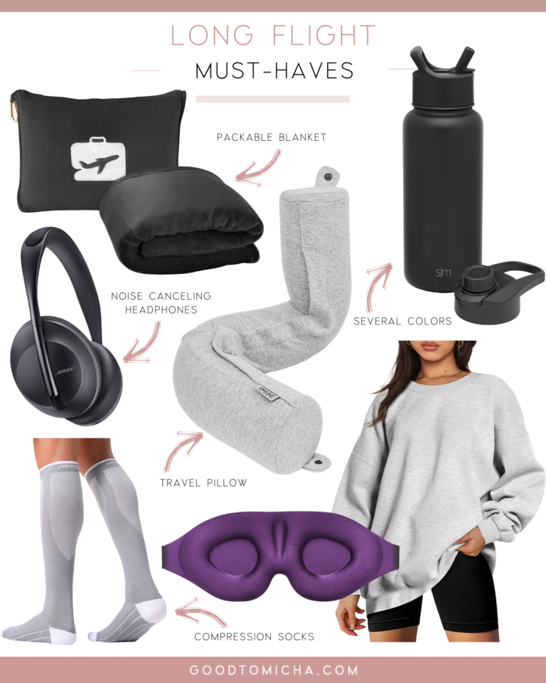How to Survive a Long Flight | My Must-Haves to Beat Jet Lag and Fly ...